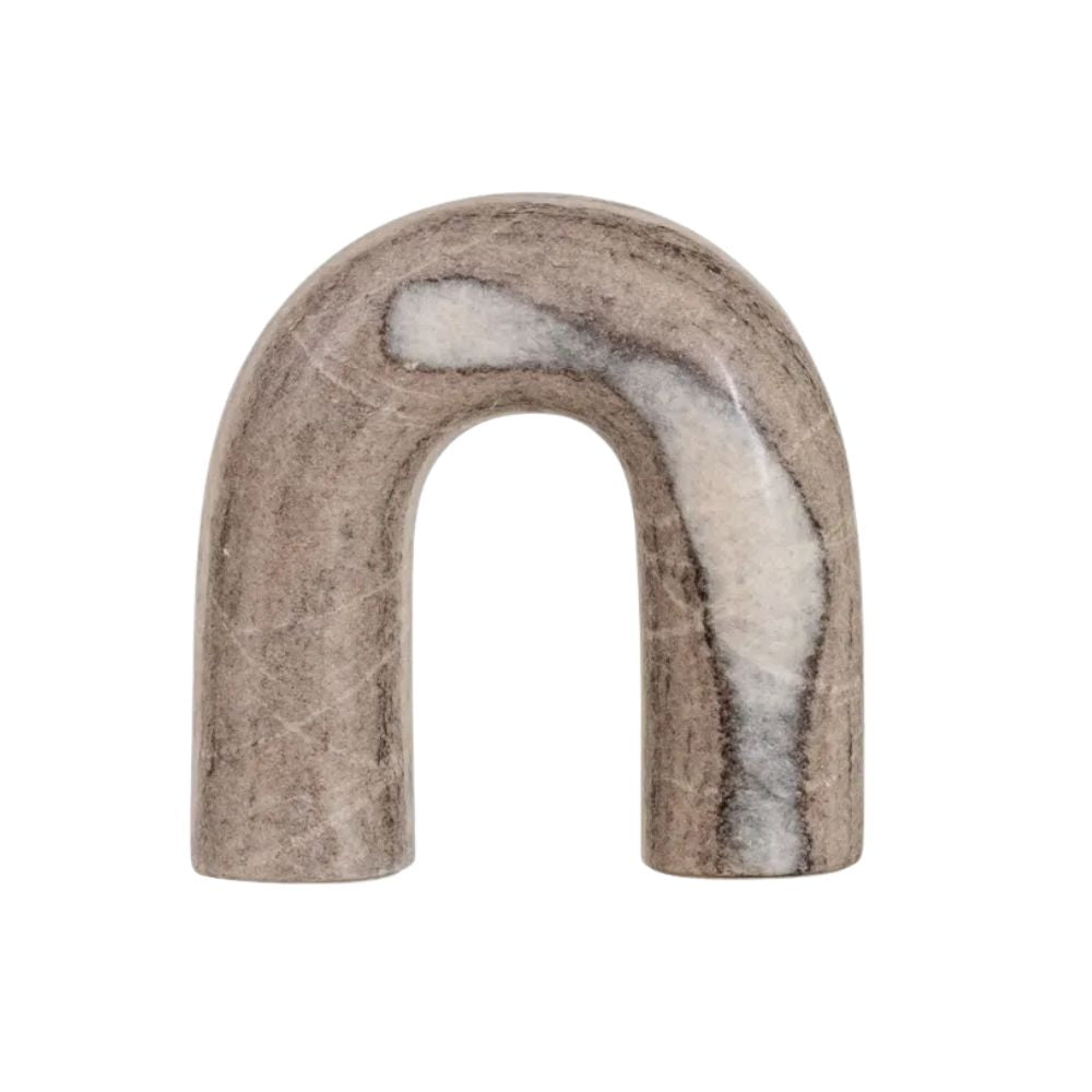 Rufus Arch Sculpture in Zebra Marble – Sofa & Soul