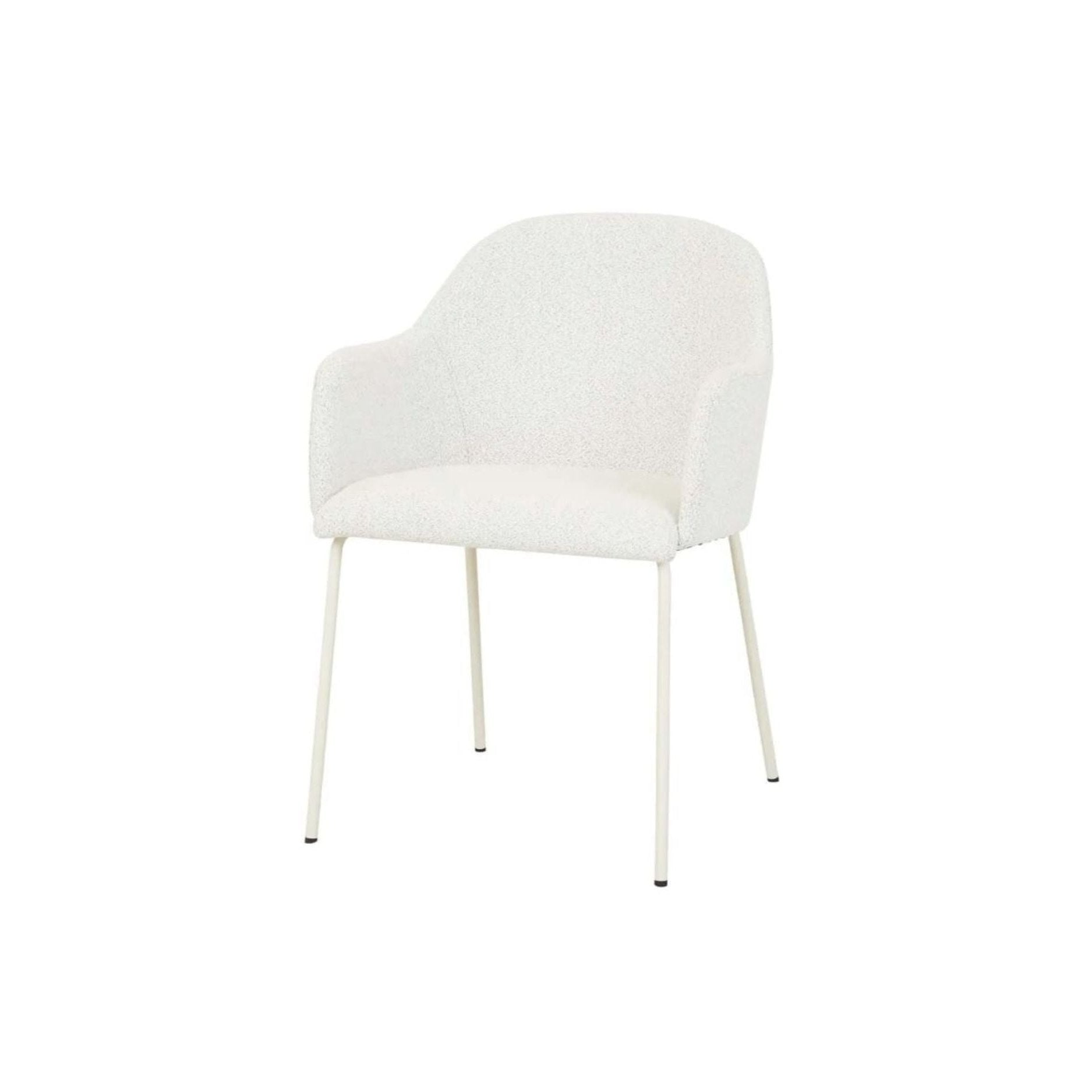 Riley Dining Chair Birch Boucle – Sofa & Soul